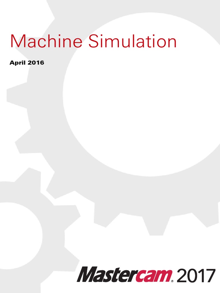 Machine Simulation Tutorial Good Pdf Machine Tool Documentation