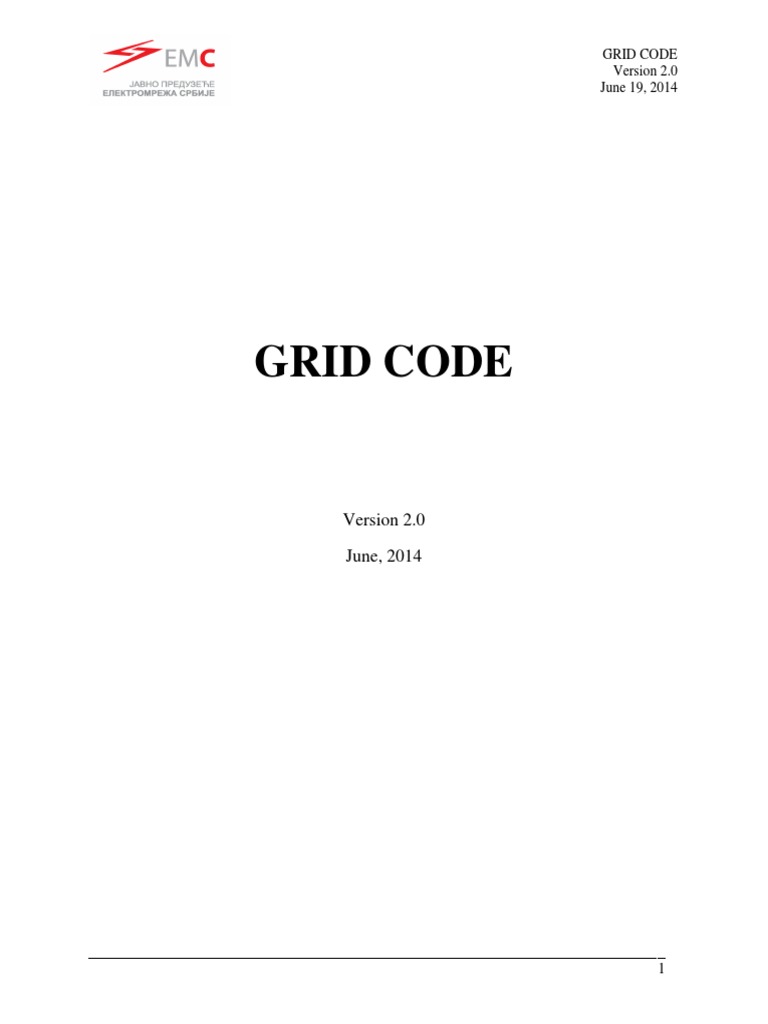 Grid Code for Power Plants 2014 | PDF | Electrical Grid | Electrical ...