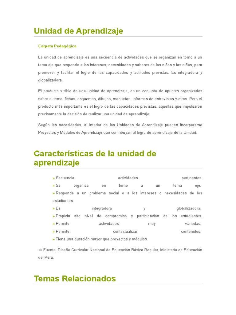 Unidad de Aprendizaje | PDF | Residuos | Evaluación