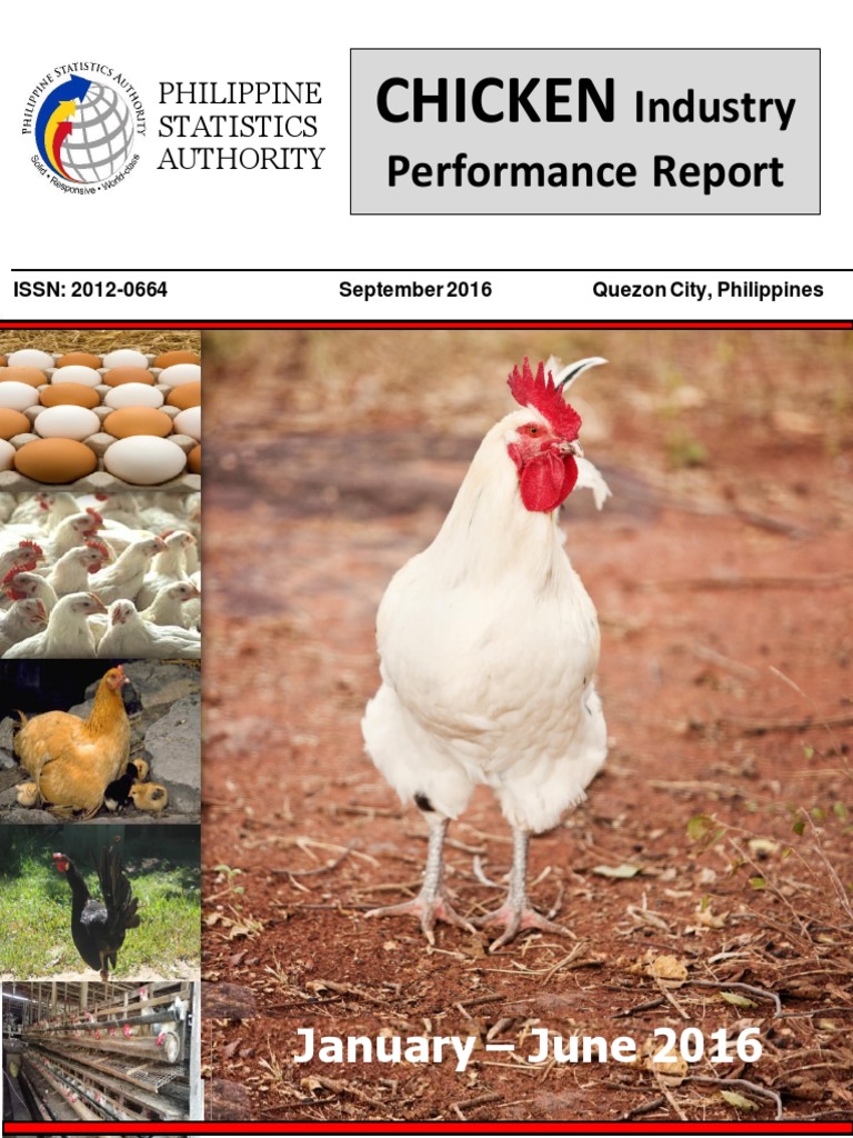 Philippine Statistics Authority Chicken Industry Performance Report ...