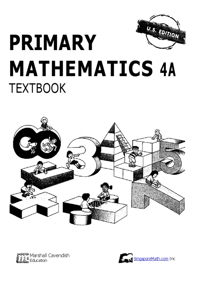 4A Singapore Math 4a - Textbook | PDF | Fraction (Mathematics ...