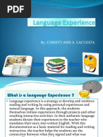 Language Experience Approach Overview | PDF | Reading (Process ...