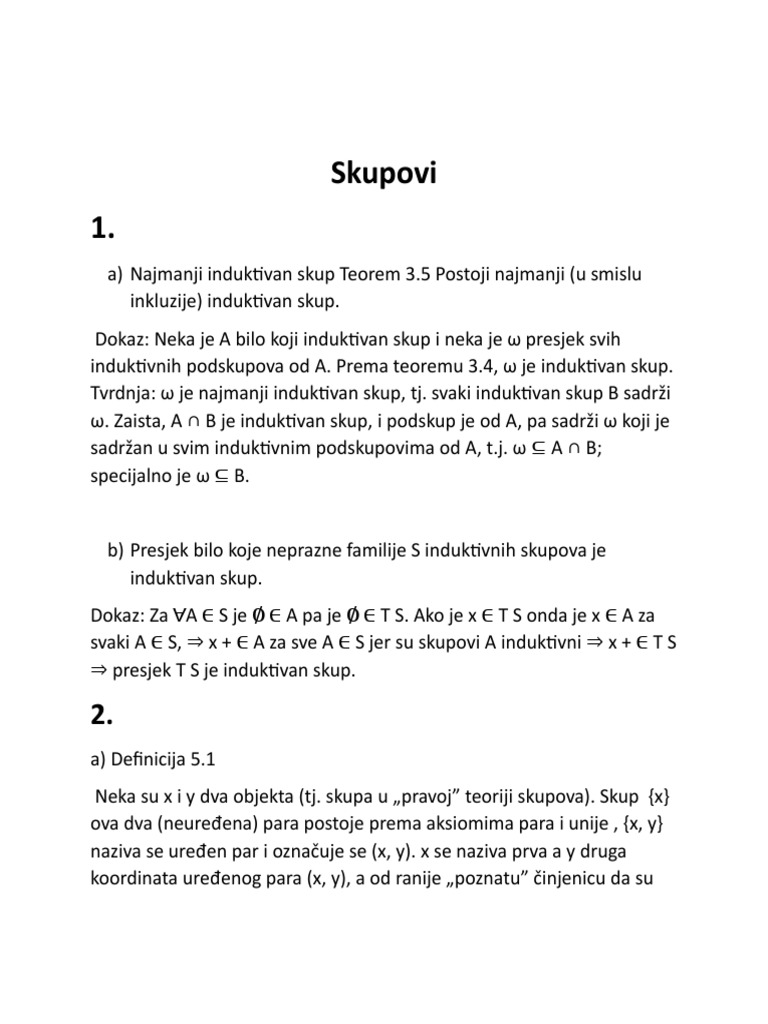 Skupovi | PDF
