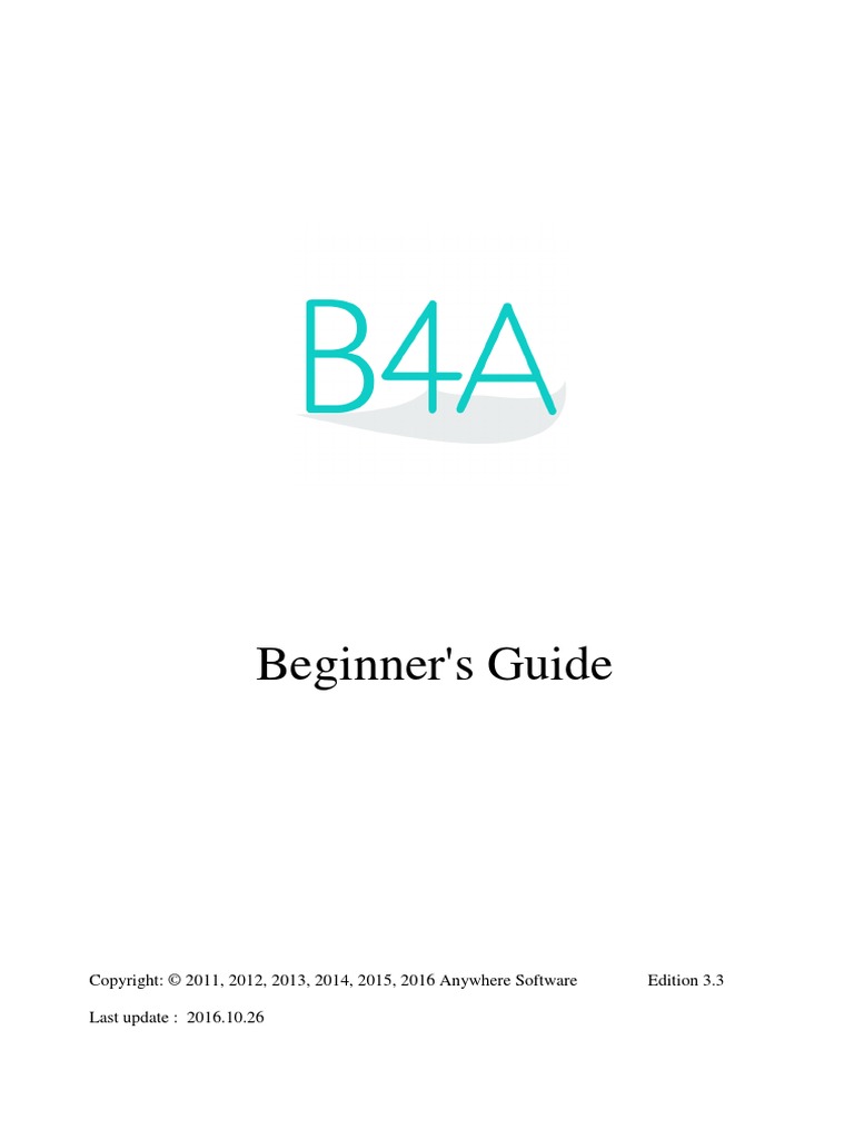 B4ABeginners Guide | Download Free PDF | Android (Operating System) | Software Development Kit