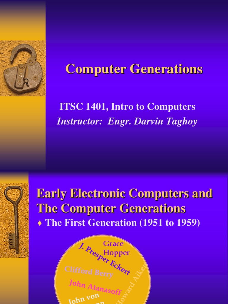 Overview of Computer Generations | PDF | Object Oriented Programming | Integrated Circuit