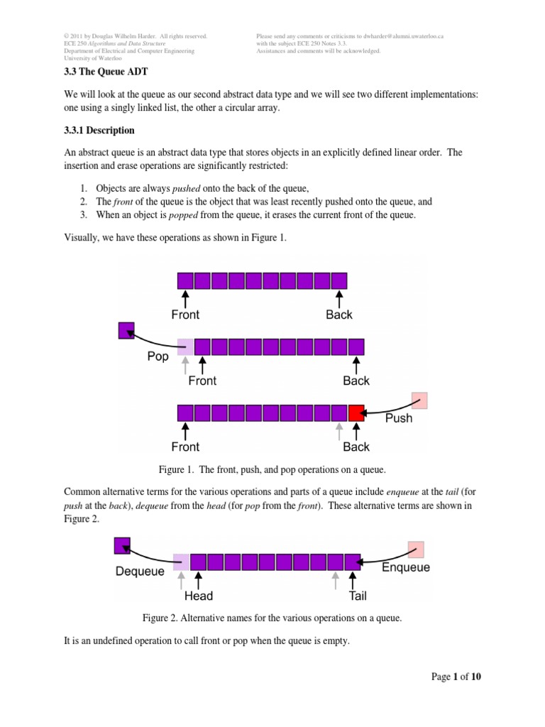 3 03 Queues | PDF | Queue (Abstract Data Type) | Computer Data