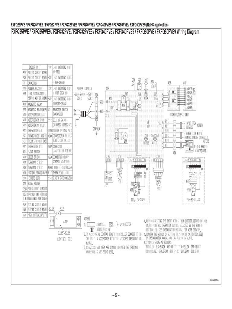 FXFQ50PVE Wiring+Explosion | Electrical Connector | Electrical Components