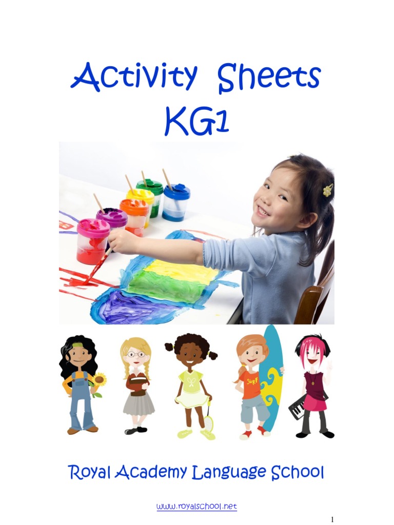 Activity Sheets KG1 | PDF