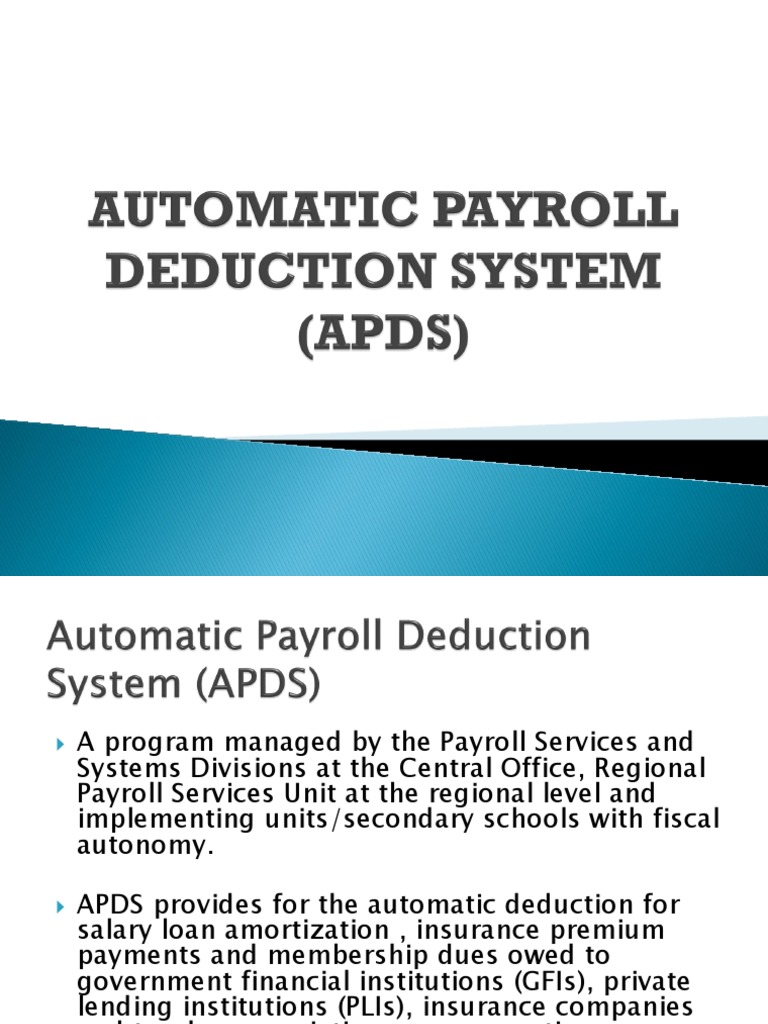 Apds Perform | PDF | Loans | Interest