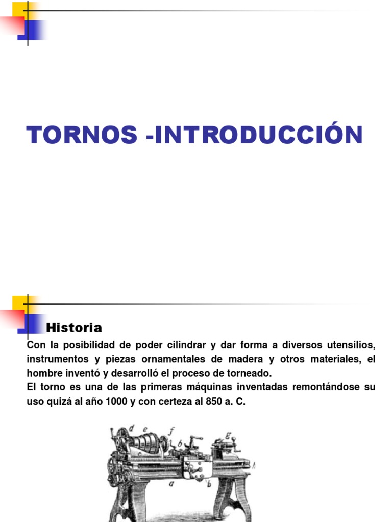Tornos Introduccion | PDF | Perforar | Control numerico