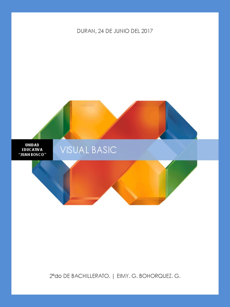 Visual Basic | PDF | Básico | Entorno de desarrollo integrado