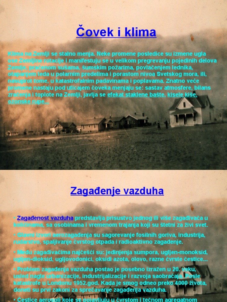 Covek I Klima | PDF