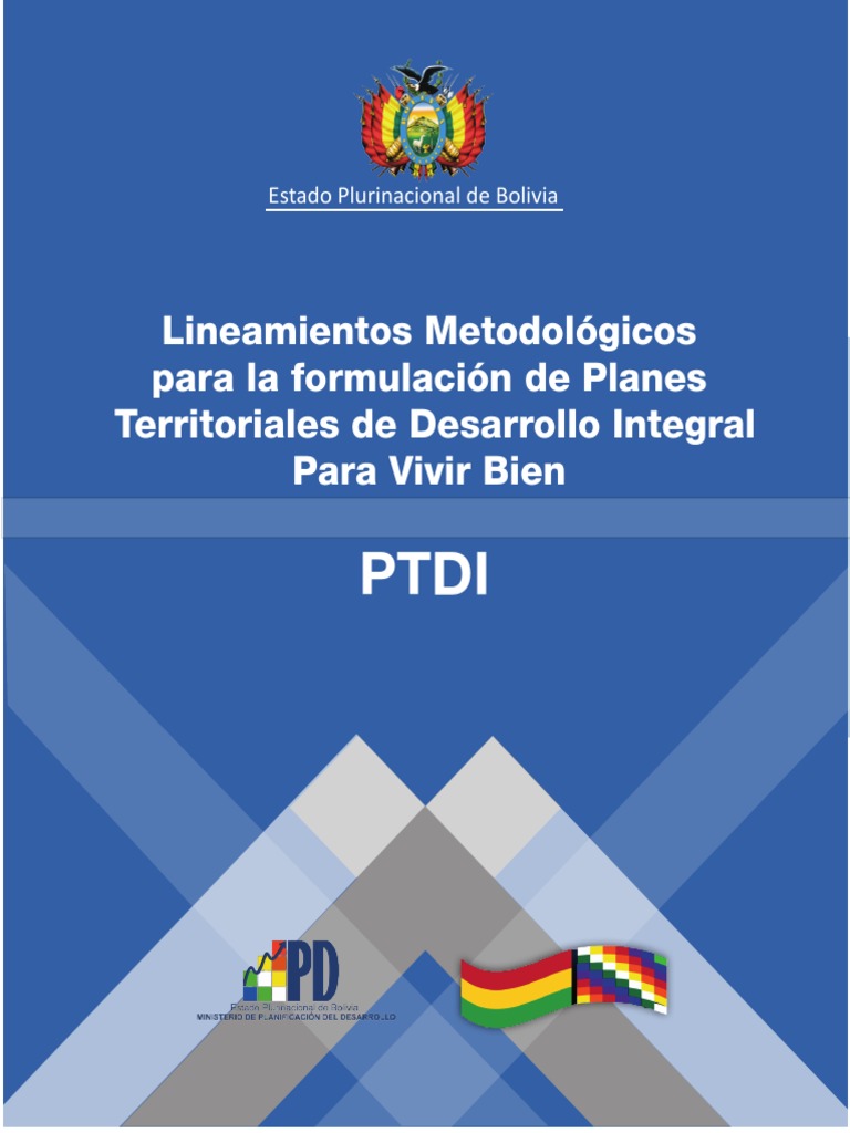 PTDI Metodologia PDF | PDF | Gente indígena | Planificación