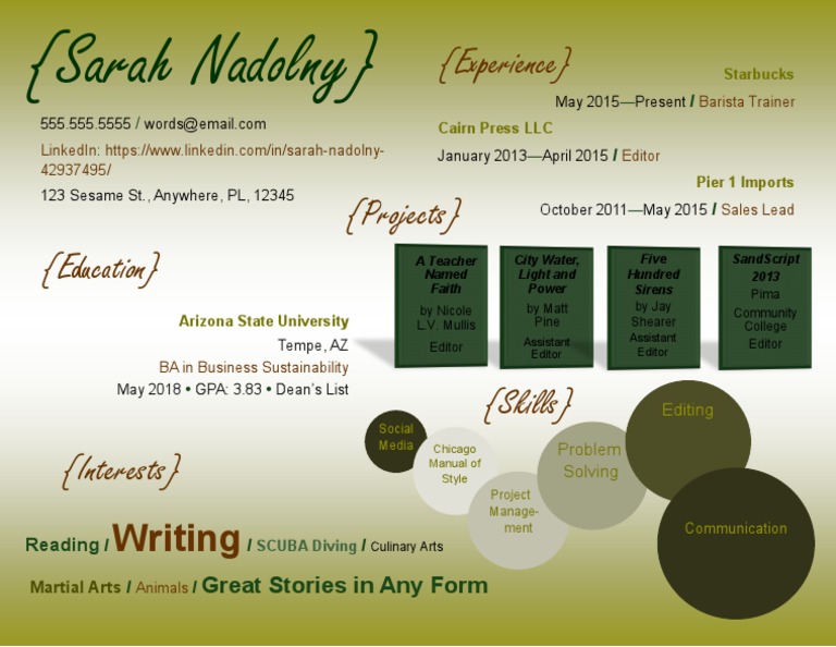 Eng 301-Infographic Resume3 | PDF