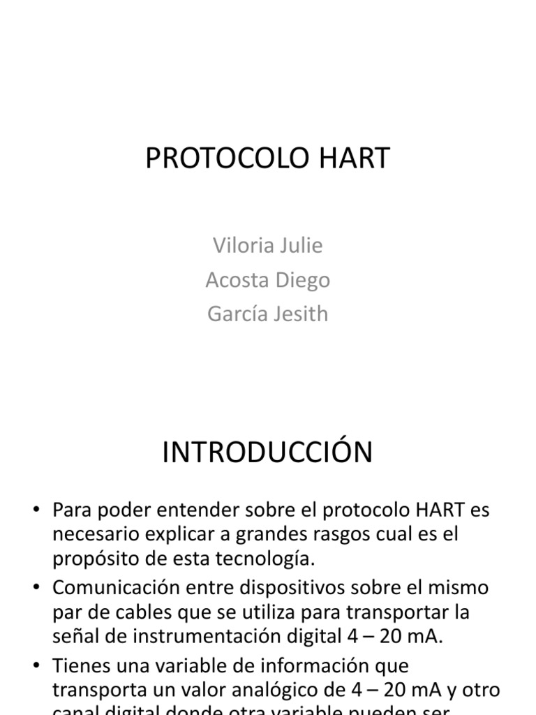 Protocolo Hart | PDF | Señal analoga | Inalámbrico