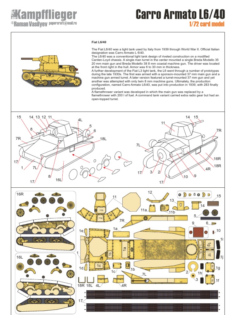 Kampfflieger Italian AFV's | PDF | Combat Vehicles | World War II ...