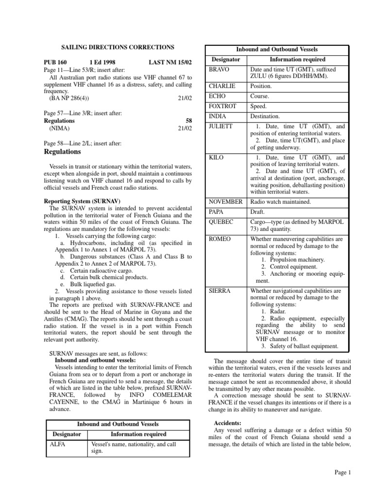 SAFREP Reporting Line | PDF | Dangerous Goods | Radio