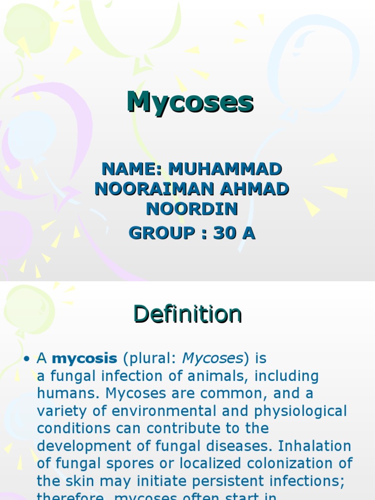 Mycoses | PDF | Animal Diseases | Epidemiology