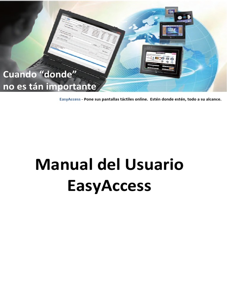 Manual EasyAccess | PDF | Dirección IP | Protocolo de transferencia de archivos