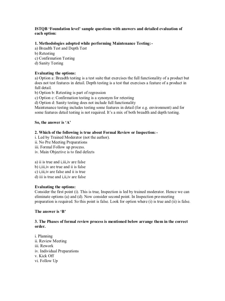 ISTQB QnA | PDF | Business