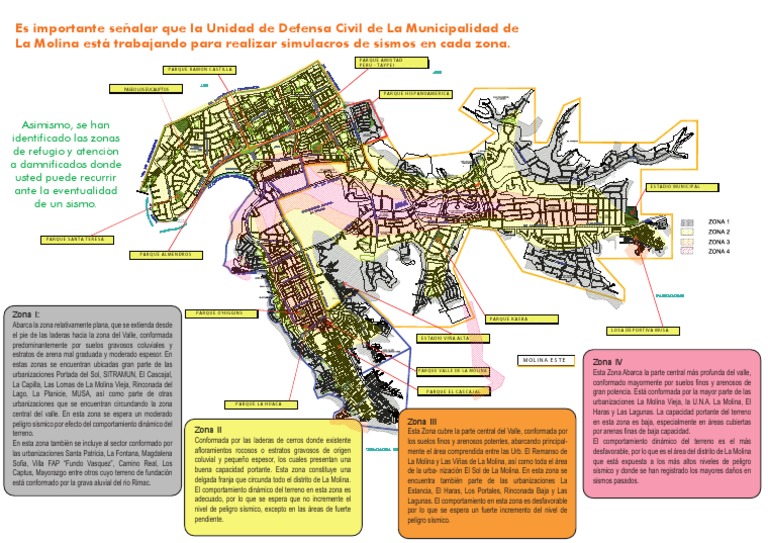 Plano de La Molina | PDF | Biomas acuáticos | Accidentes geográficos ...