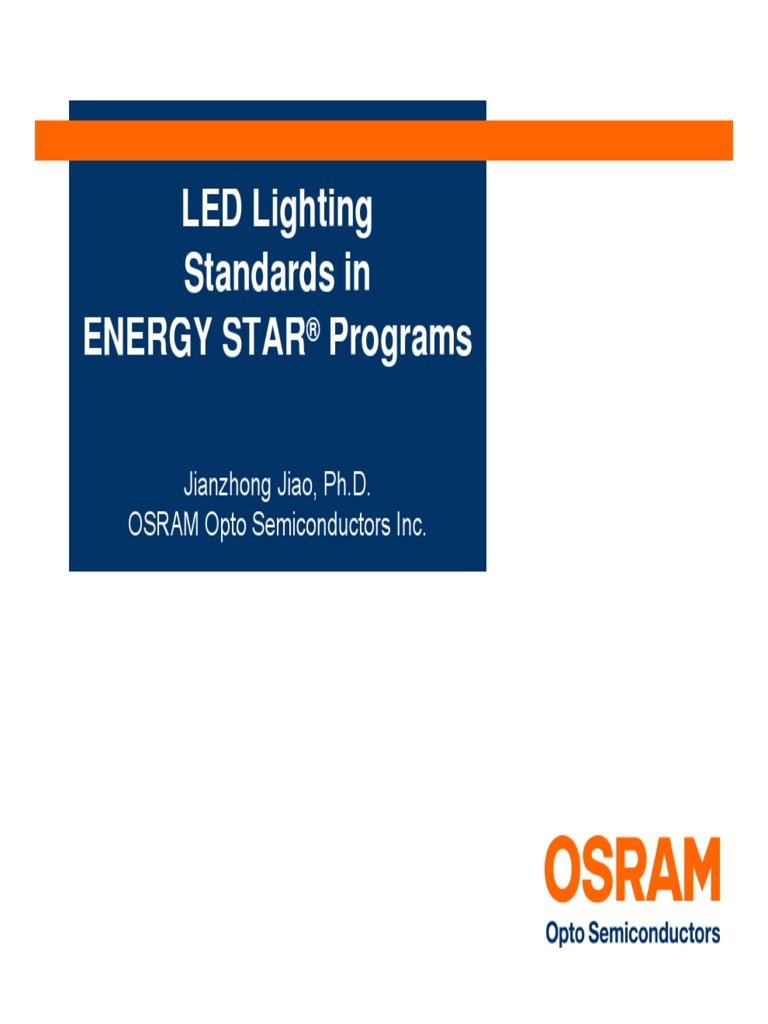 LED Lighting Standards in ES Programs PDF | PDF | Light Emitting Diode ...