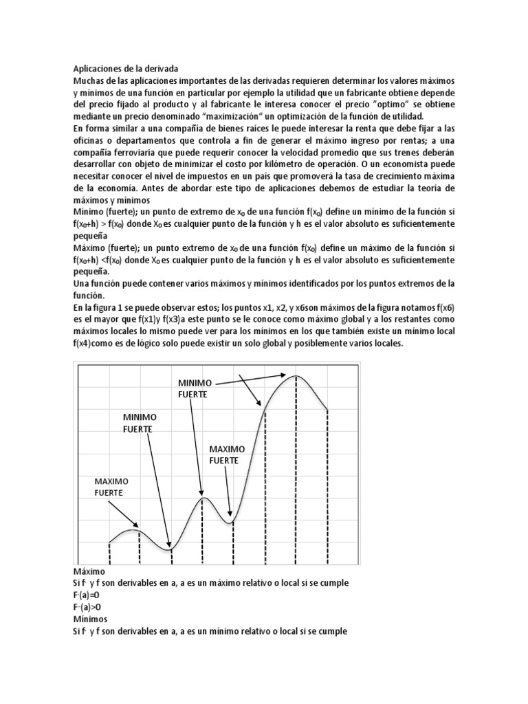 Aplicaciones de La Derivada - Docx 2DA PARTE | PDF | Integral | Derivado