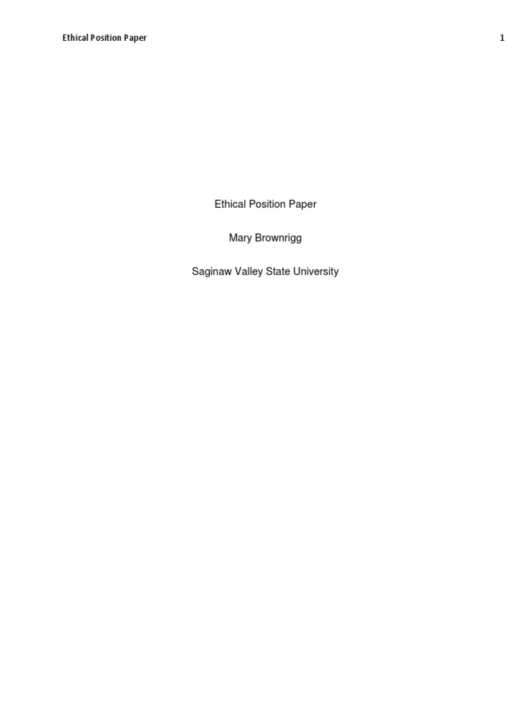 Edl 635 Ethical Position Paper | PDF | Inclusion (Education) | Special ...