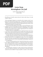 Color Coded Rhetorical Analysis of Letter From Birmingham Jail | PDF ...