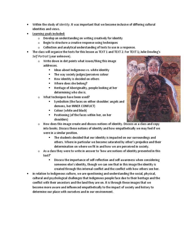 Indigenous Portfolio | PDF | Identity (Social Science) | Self Awareness