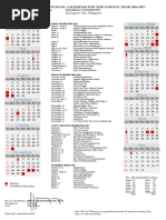 SY 2016-2017 Academic Calendar V1 1jul2016 0 | PDF | Thesis | Graduate ...