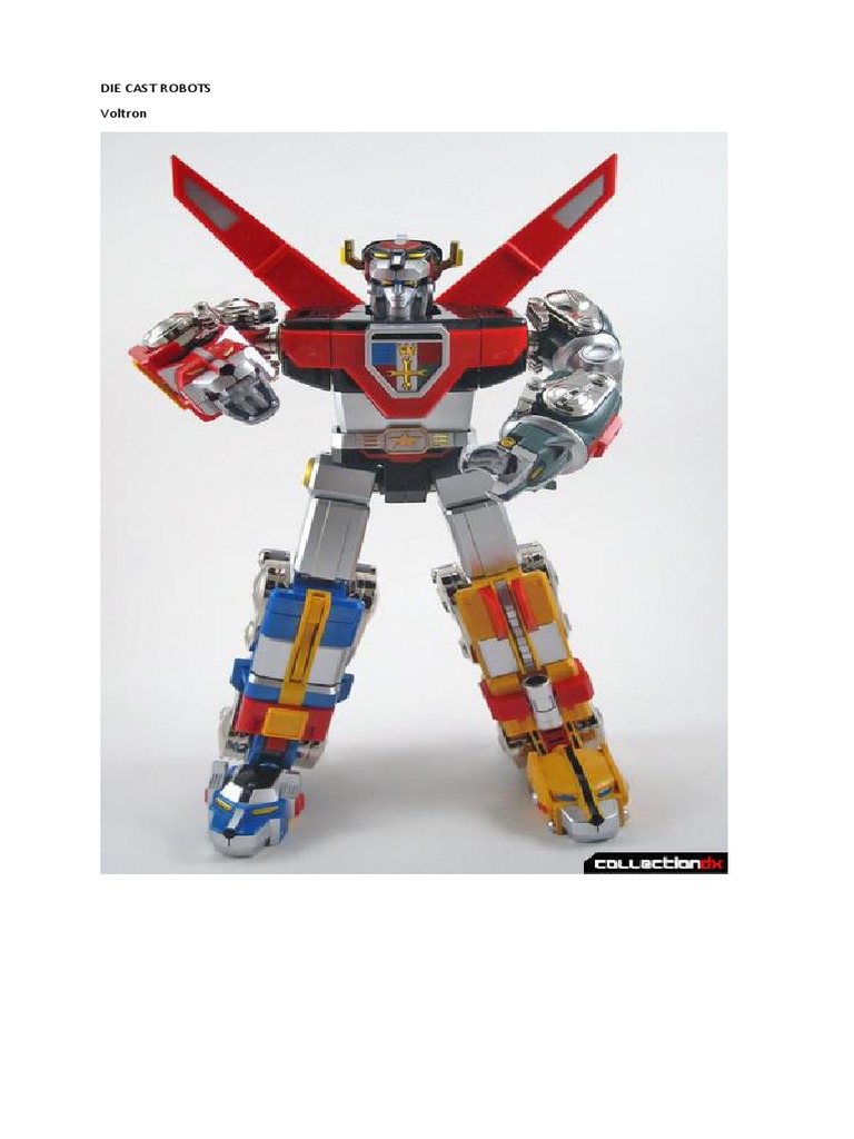 Die Cast Robots Voltron | PDF | History