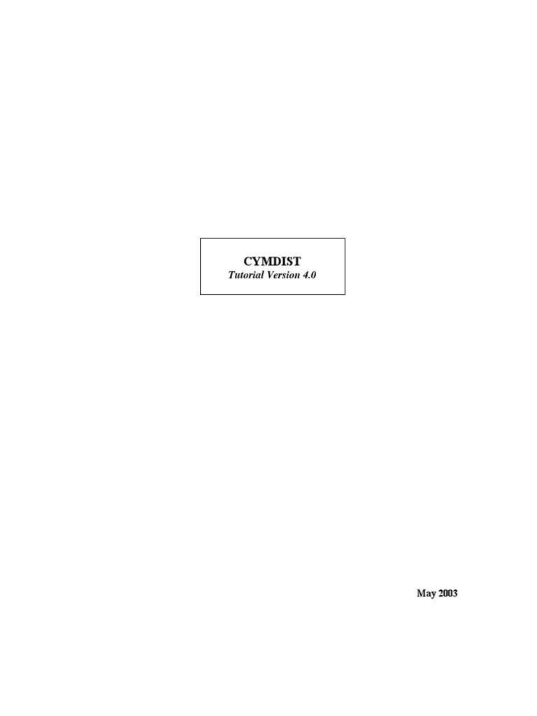 Tutorial CYMDIST PDF | PDF | Button (Computing) | Icon (Computing)