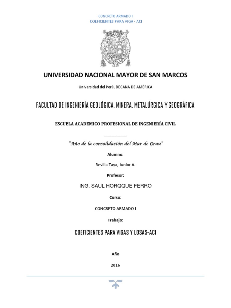 Coeficientes ACI para Vigas y Losas | PDF | Doblar | Rigidez