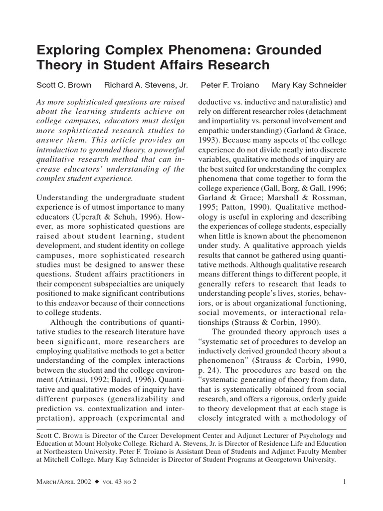 Grounded Theory | PDF | Qualitative Research | Theory