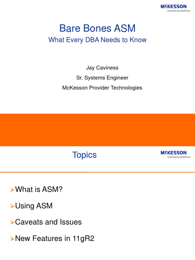 ASM Every DBA Should Know | PDF | Oracle Database | Databases