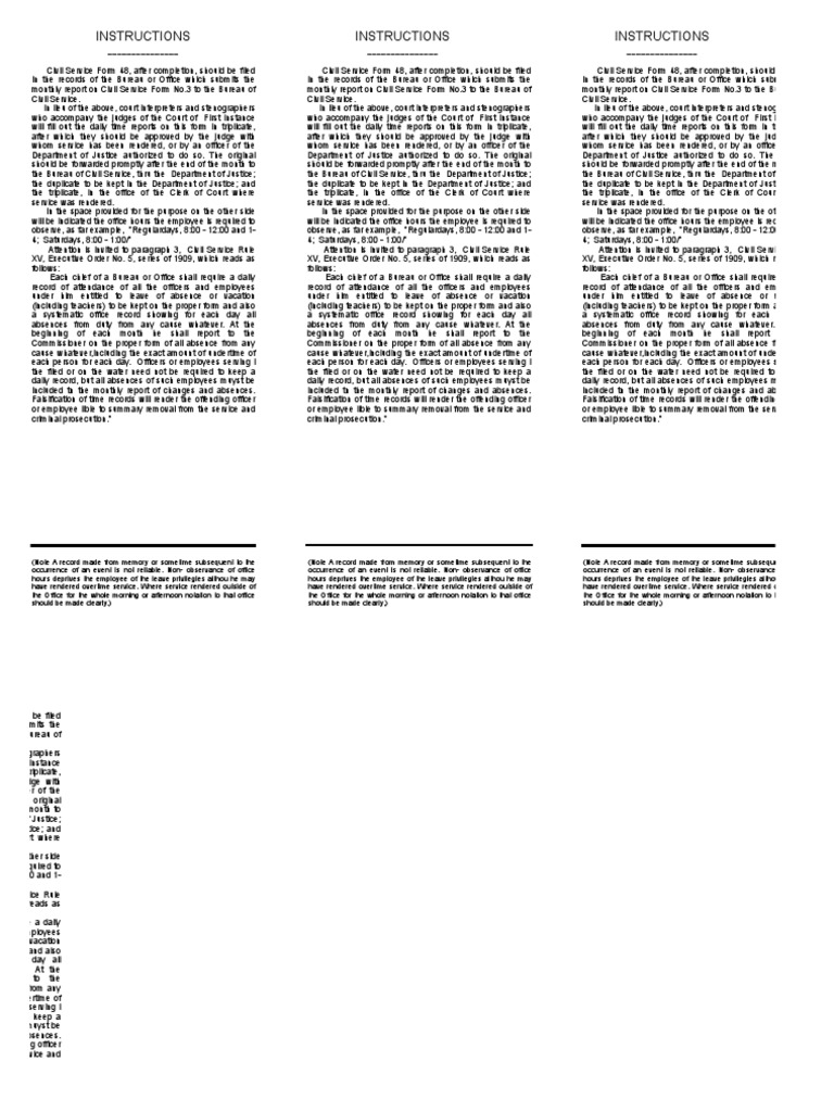 DTR Back Page | PDF | Leave Of Absence | Judge