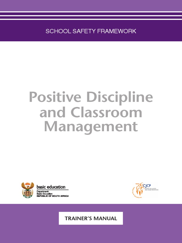 Positive Classroom Discipline and Classroom Management Trainers Manual ...