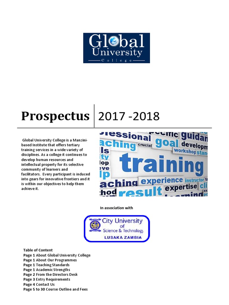 Guc Prospectus 2017 - 2018 | PDF | Computer Science | Accounting