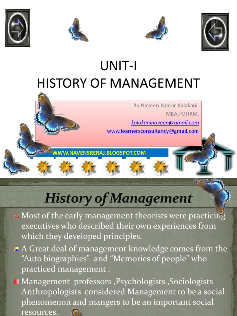 History of Management. | PDF | Systems Thinking | Business