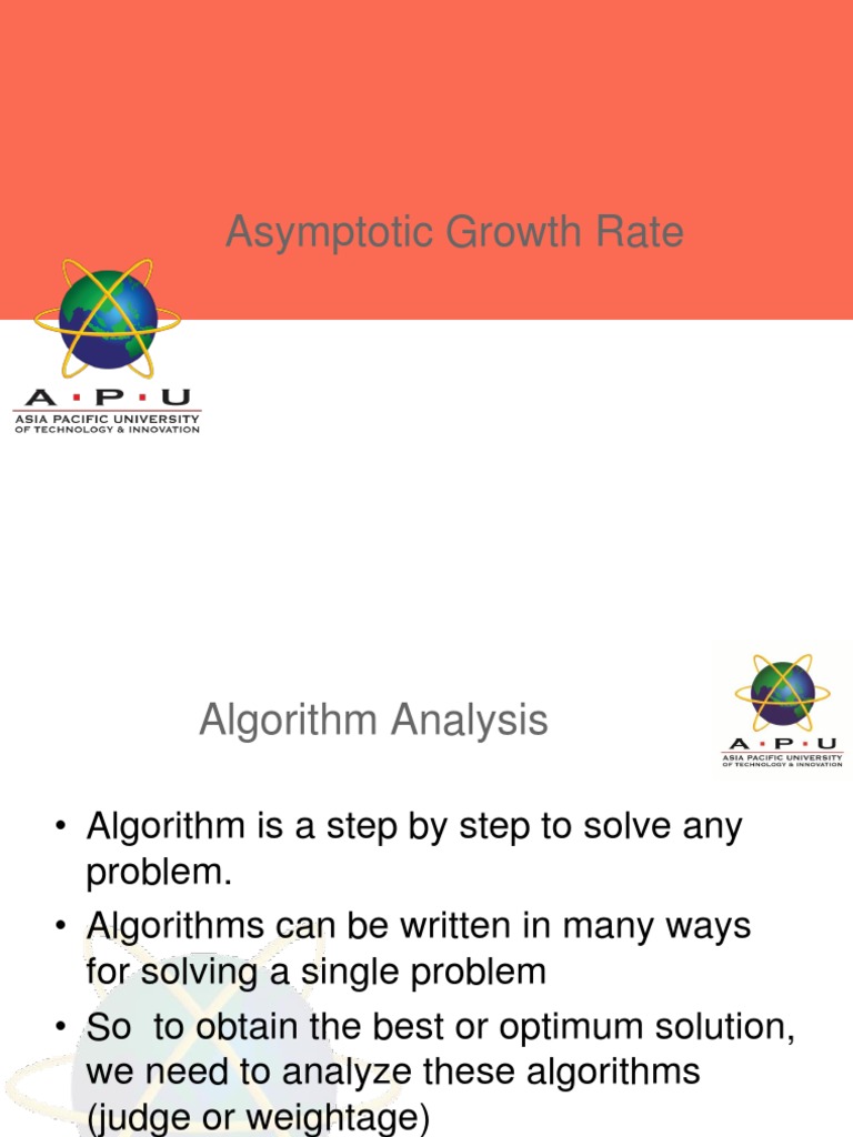Lecture-03 - Growth of Functions | PDF | Systems Science | Theoretical ...