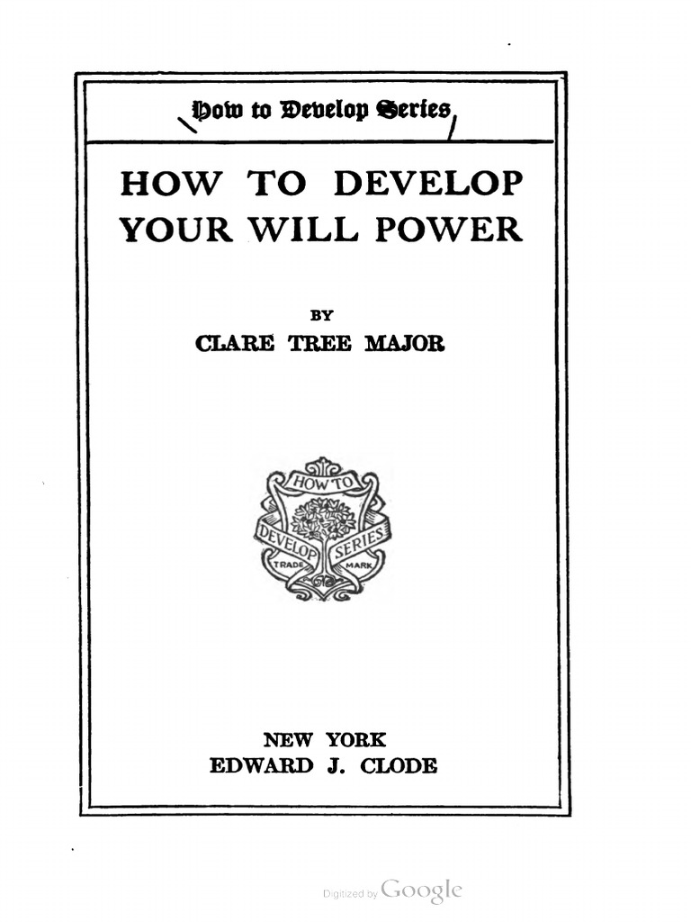 Will Power | PDF | Mind | Self