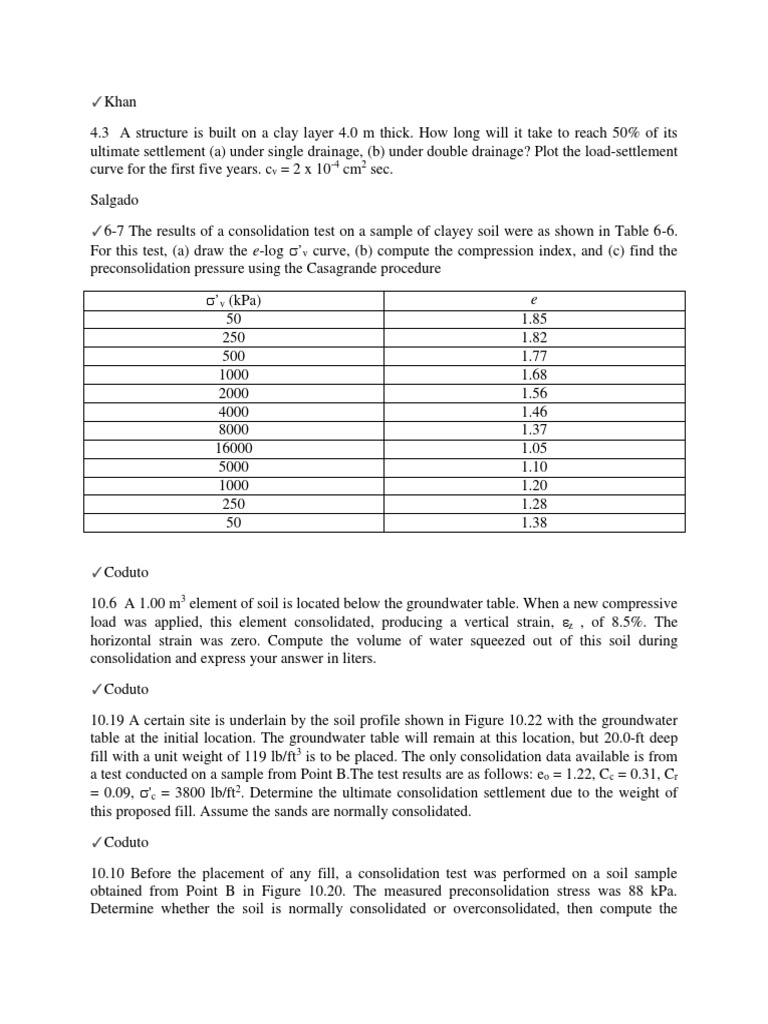 Geo Checklist | PDF | Natural Materials | Materials