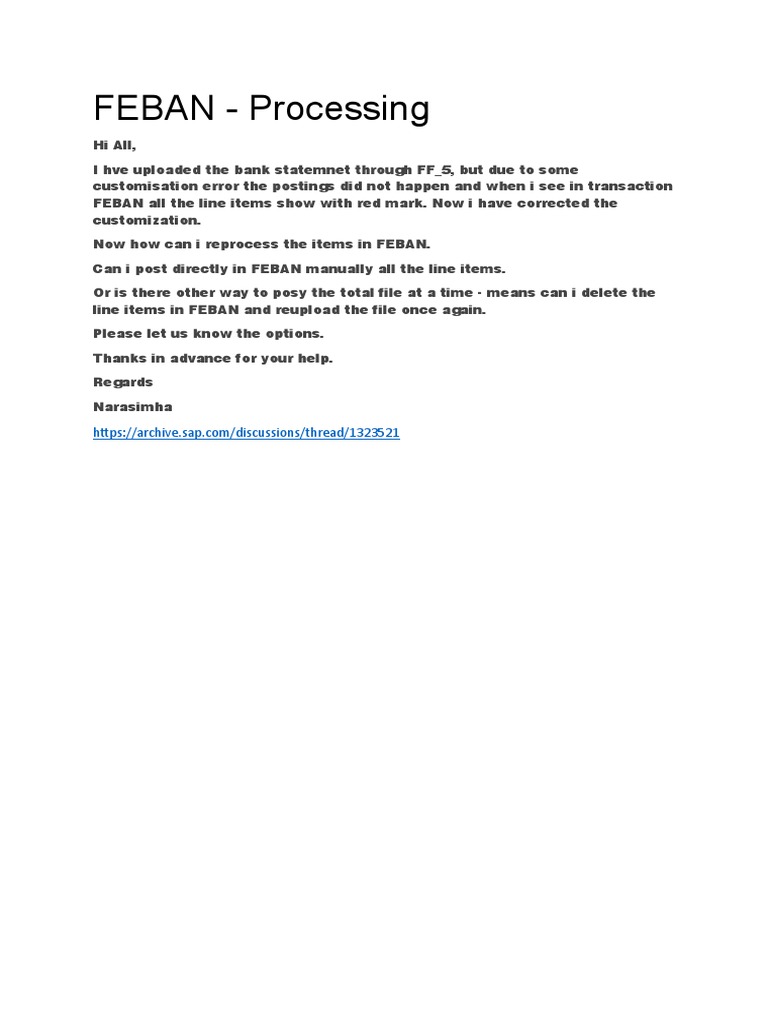 FEBAN | PDF