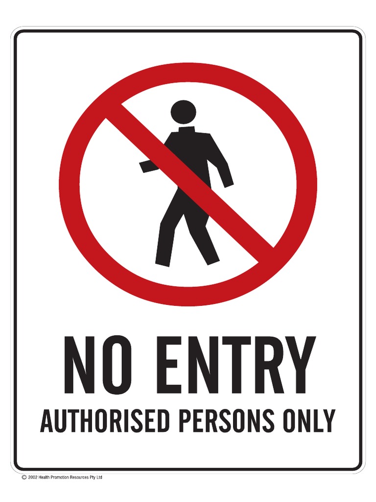 No Entry Sign | PDF