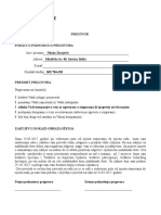 Opomena Pred Tuzbu Primjer | PDF