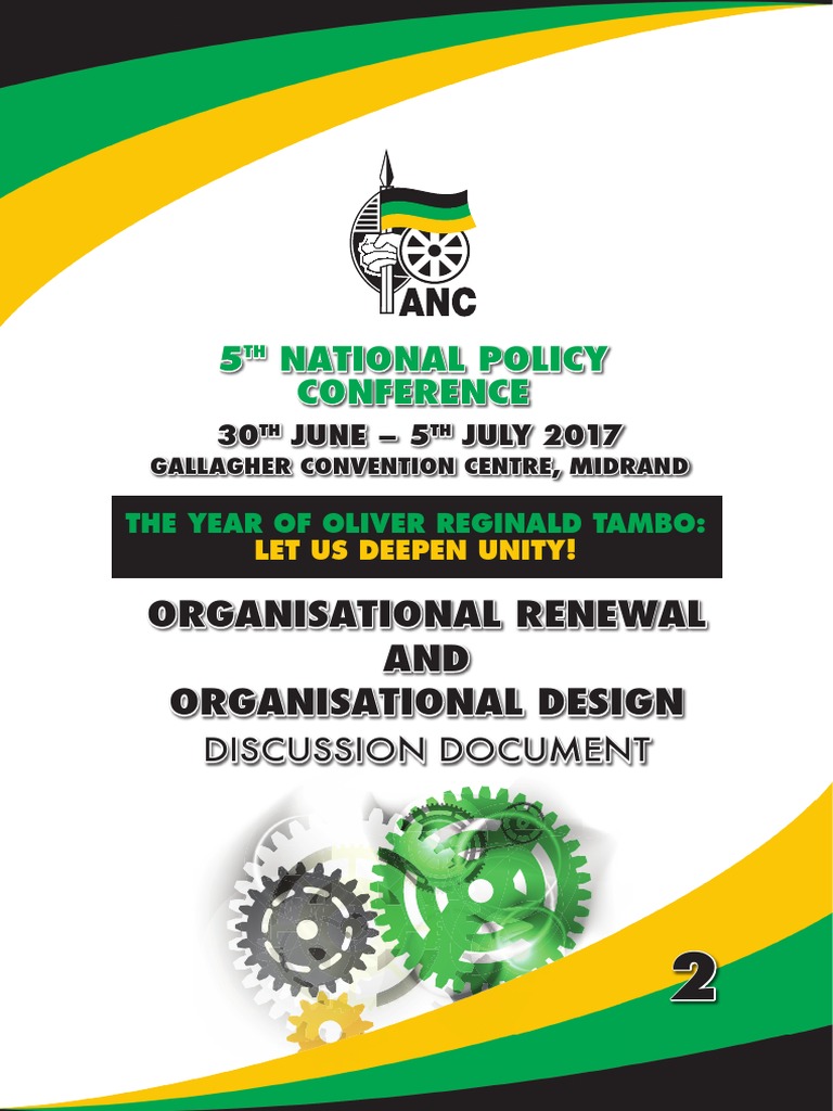 ANC National Policy Conference 2017 Discussion Document Organisational ...