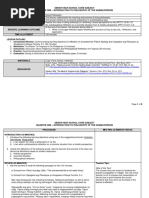 Work Immersion CG | PDF | Teachers | Curriculum