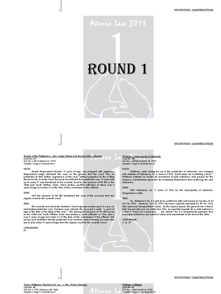 STATCON Case Digests | PDF | Foreclosure | Constitution