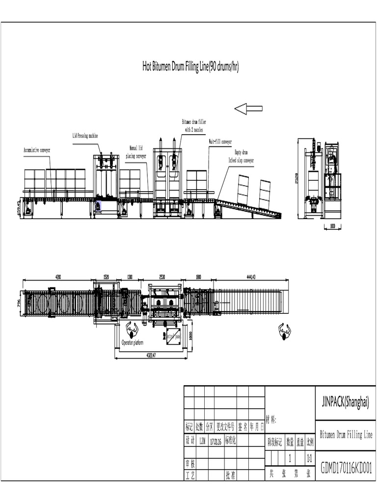 Bitumen Drum Filling Line Layout(2017.01.16)